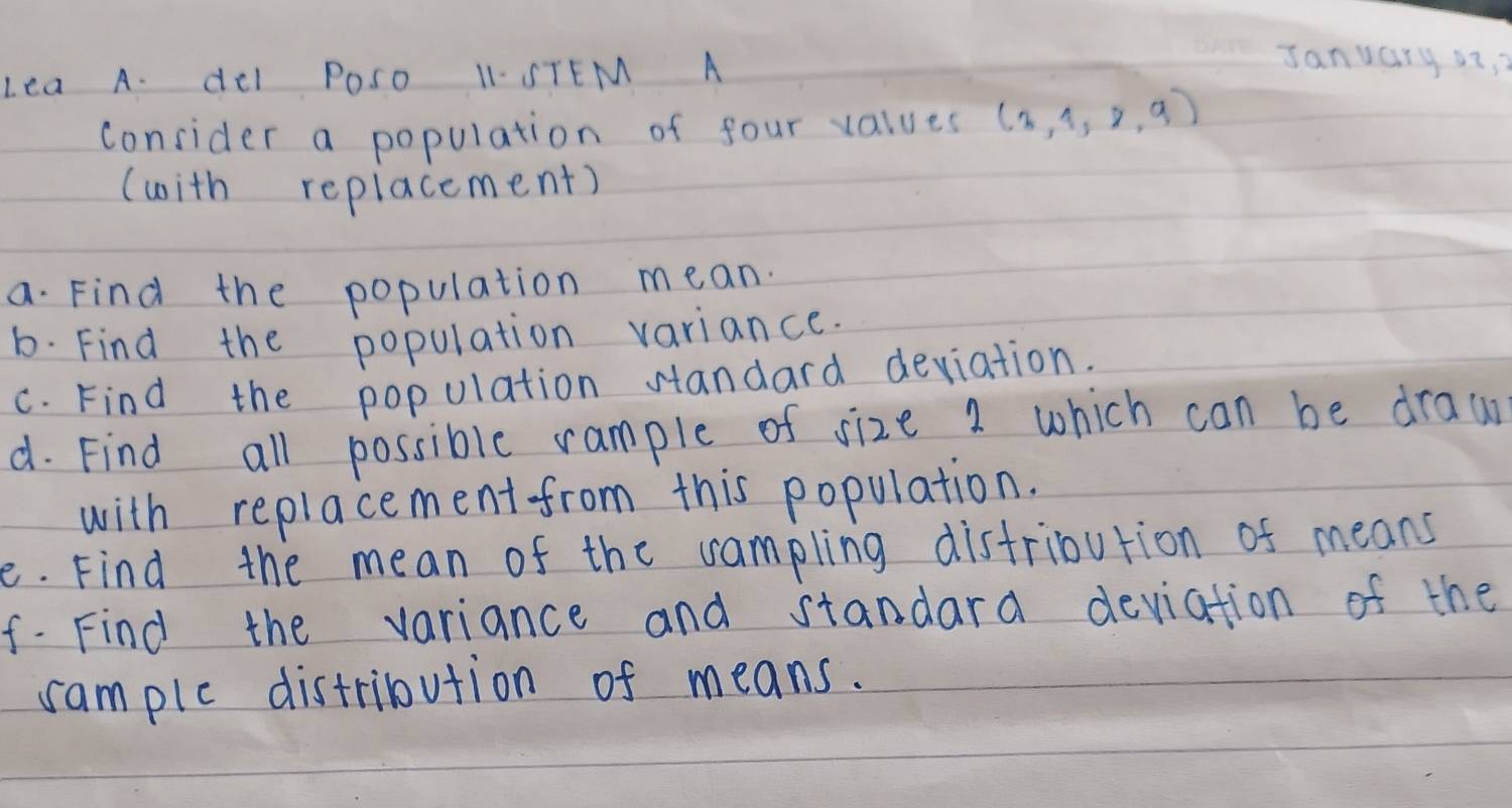 Solved: Lea A. dLl PO. SO 11. STEM A Janvary a2, 3 consider a ...