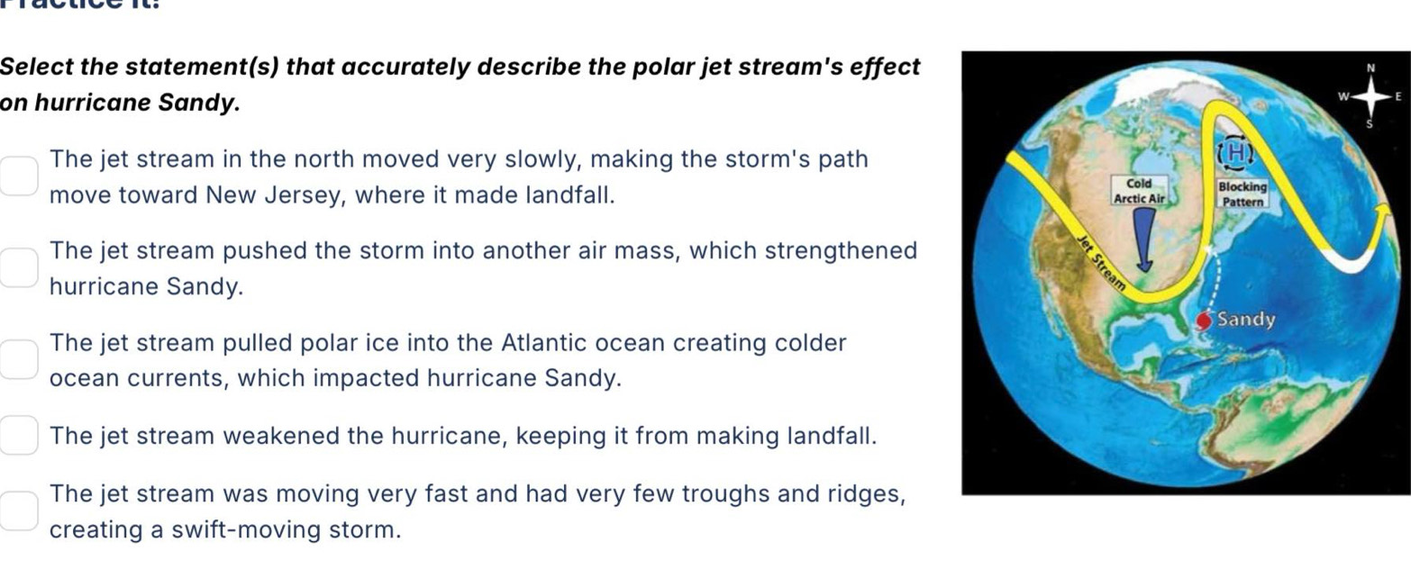 Solved: Select the statement(s) that accurately describe the polar jet ...