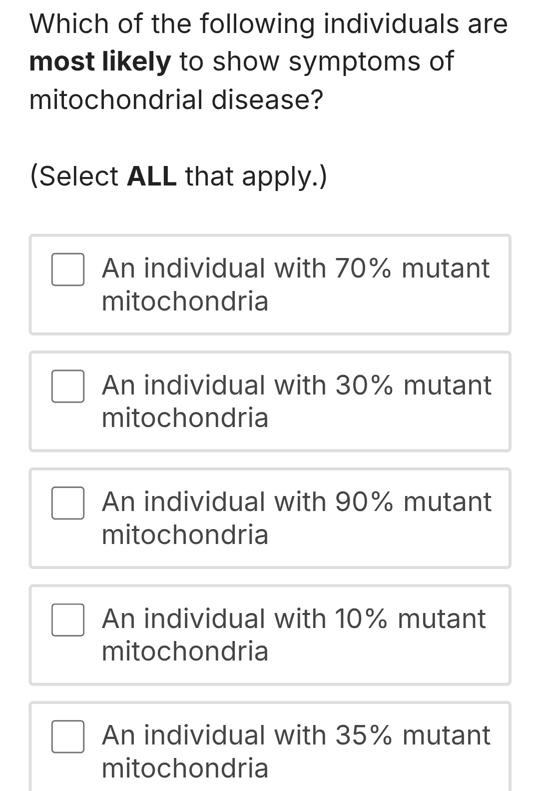 Selesai:Which of the following individuals are most likely to show ...