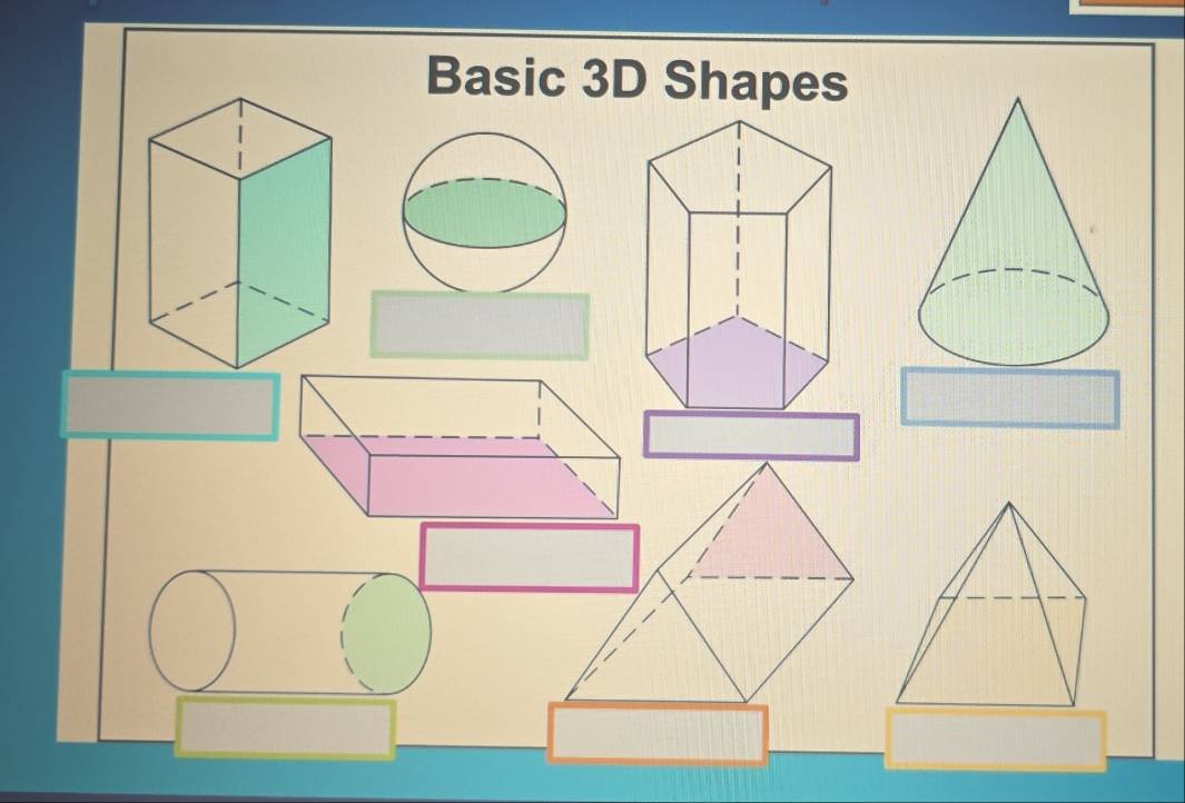 Solved: Basic 3D Shapes [Math]