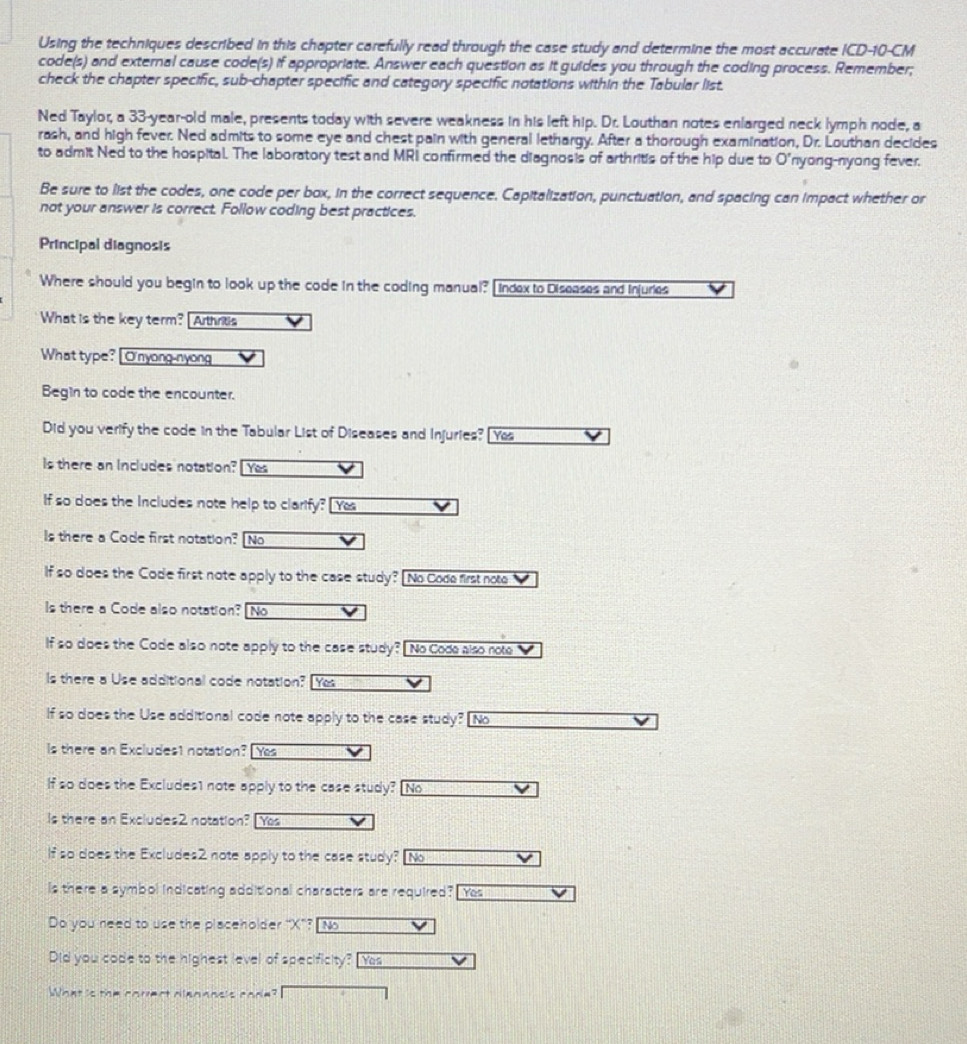 Solved: Using the techniques described in this chapter carefully read ...