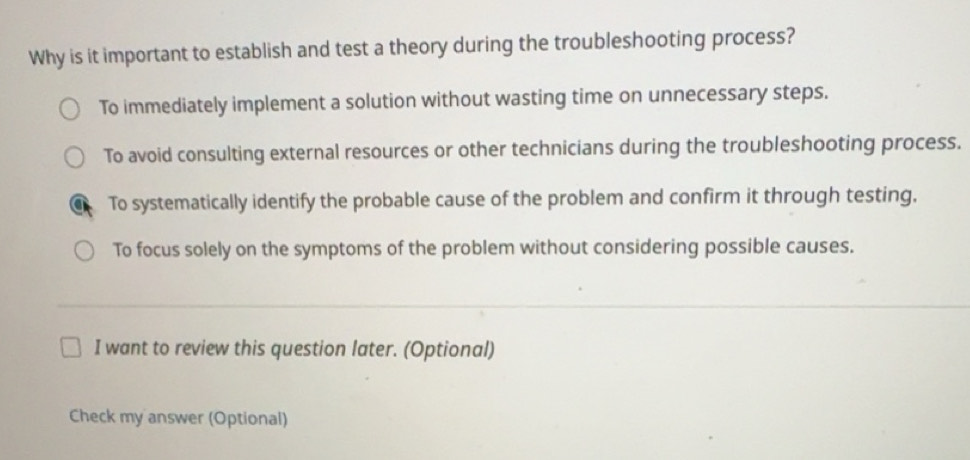 Solved: Why is it important to establish and test a theory during the ...