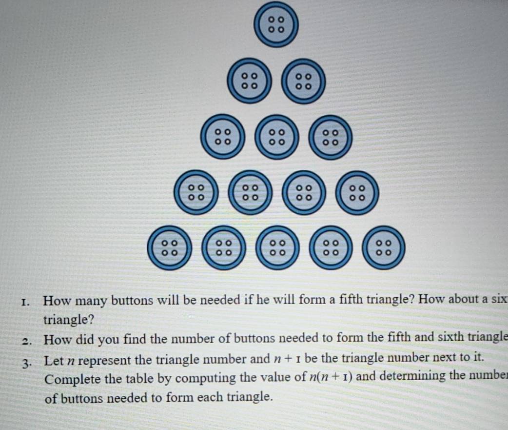 Solved: How many but How about a six triangle? 2. How did you find the ...