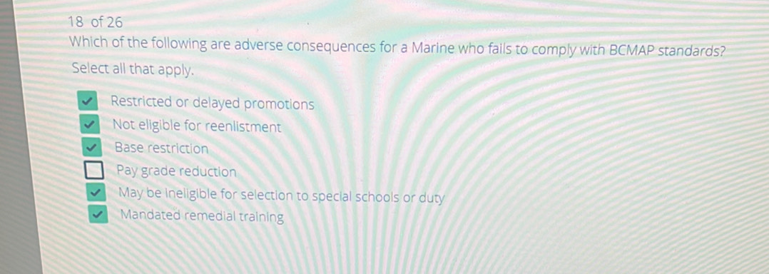 Solved: of 26 Which of the following are adverse consequences for a ...