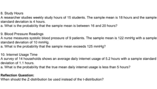 Solved: Study Hours A researcher studies weekly study hours of 15 ...