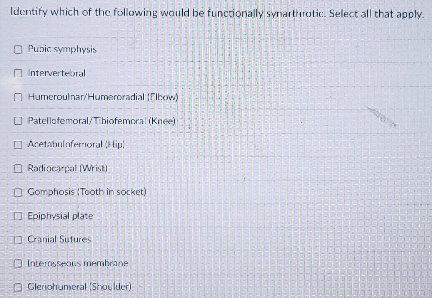 Solved: Identify which of the following would be functionally ...