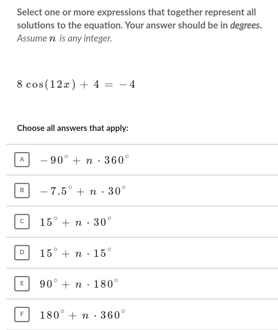 Solved: Select one or more expressions that together represent all ...