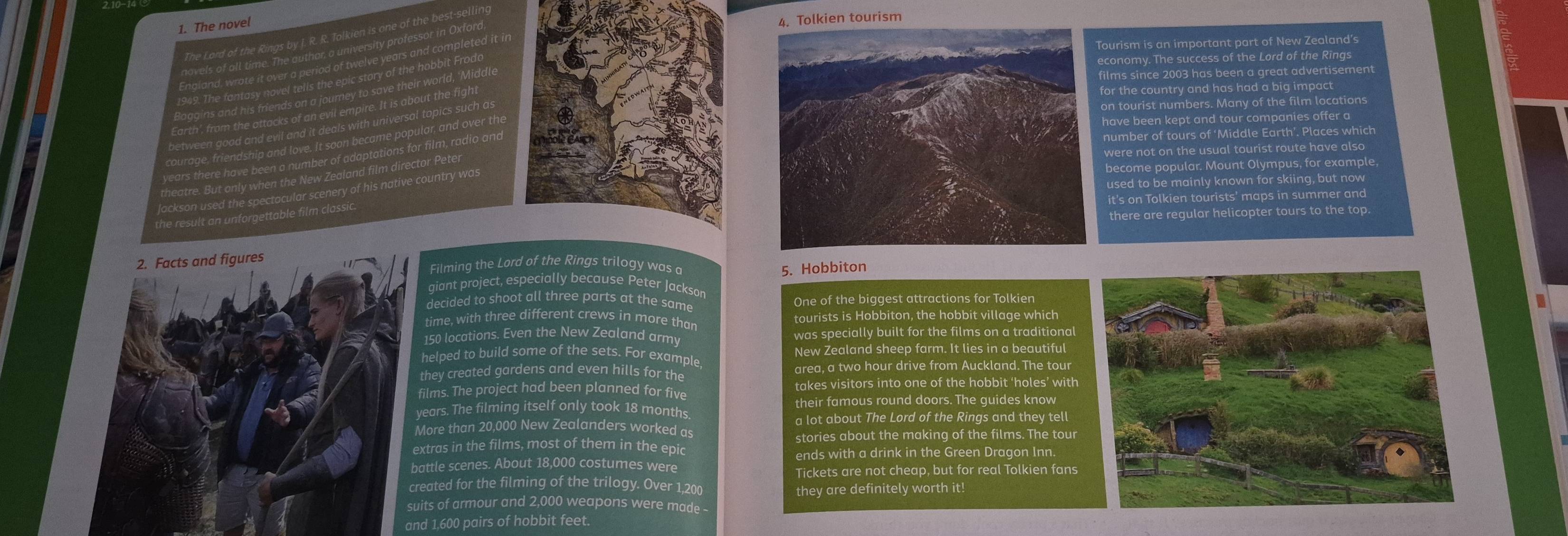 Gelöst:The novel 4. Tolkien tourism films since 2003 has been a great ...