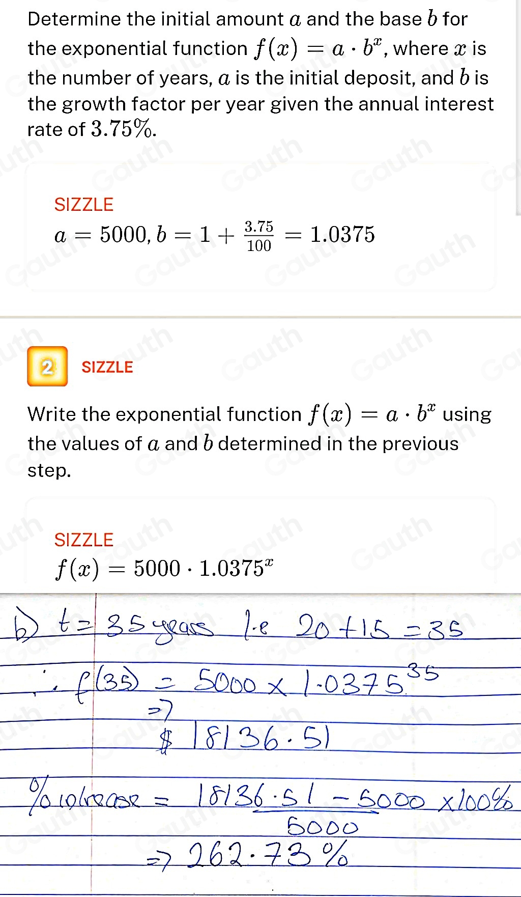 Solved: Mr. Bert deposited $5,000 into an investment account 20 years ...