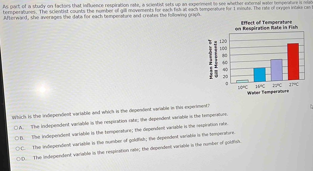 Solved: As part of a study on factors that influence respiration rate ...