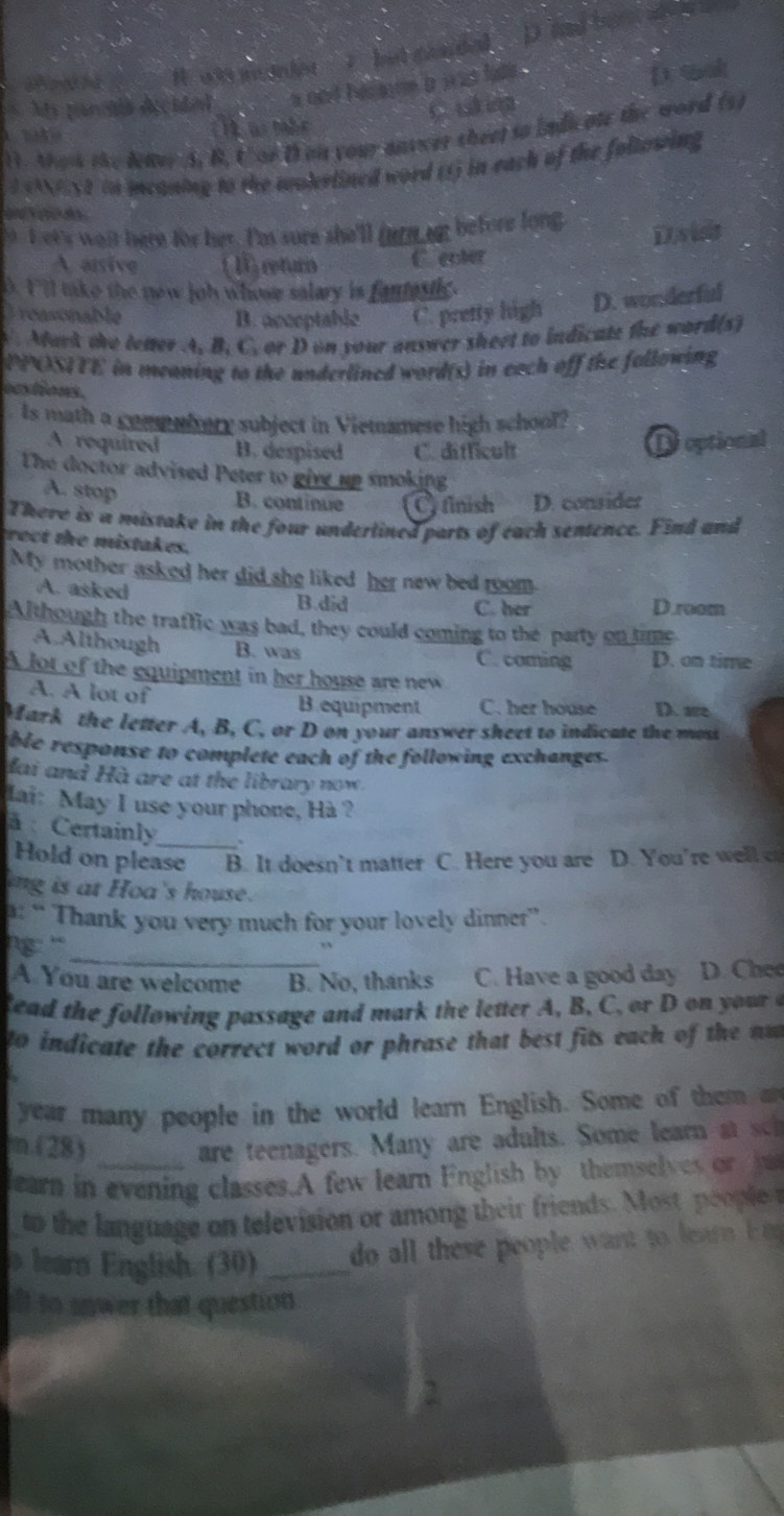 Giải quyết:wts mcender 2 but mandel D. and bern ale eae My paniais ...