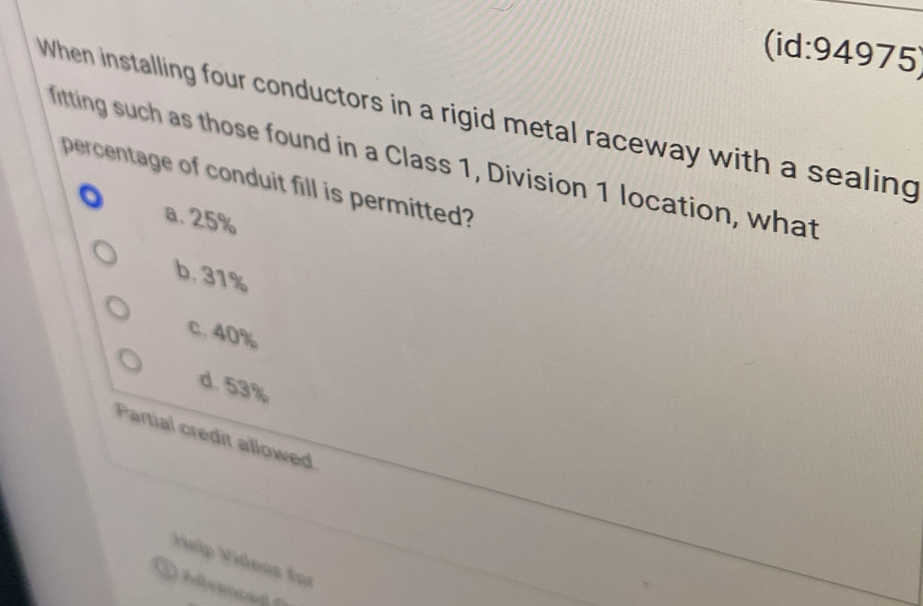 Solved: (id:94975) When installing four conductors in a rigid metal ...