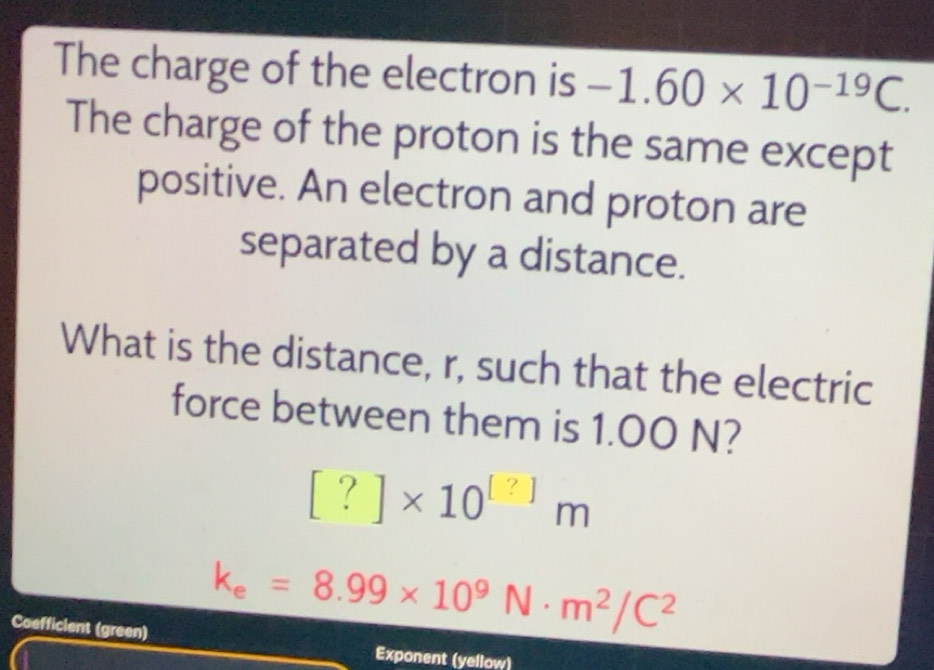 Gelöst:The charge of the electron is -1.60* 10^(-19)C. The charge of ...