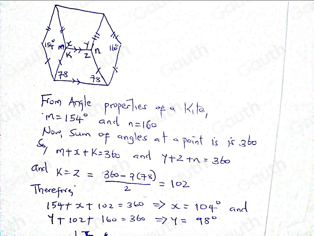 Solved: sqrt( ) Solve for angles x and y. Round to one decimal place if ...
