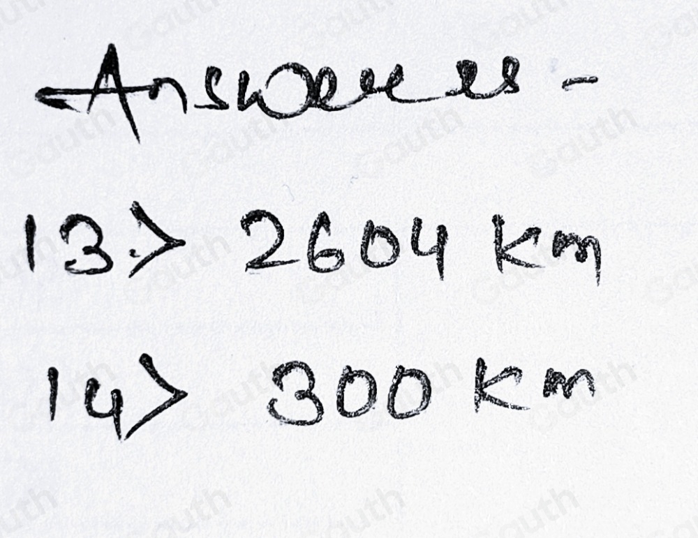 Solved: How many kilometers could the red car travel in 12 hours? Write ...