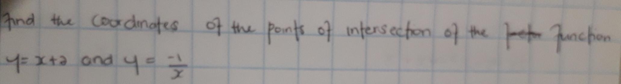 Solved: Tind the coordinotes of the pointr of intersection of the pectr ...