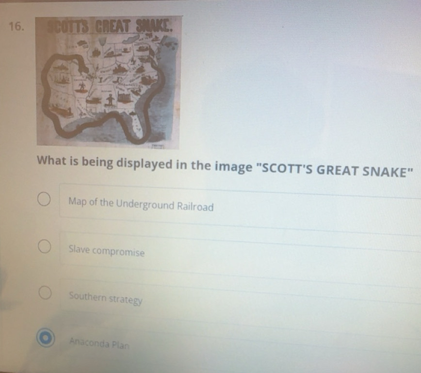 Solved: What is being displayed in the image "SCOTT'S GREAT SNAKE" Map ...
