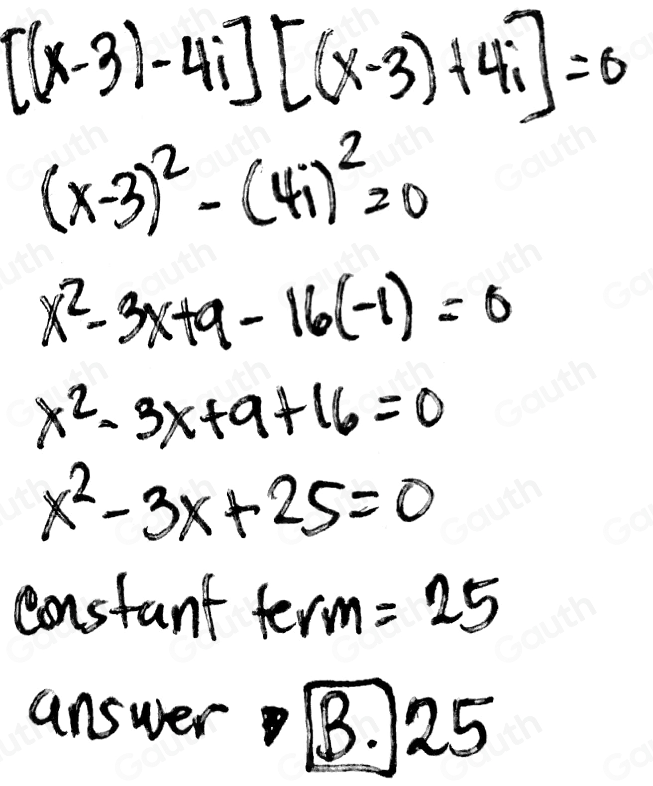 Solved: If one root of the quadratic equation with integer coefficients ...