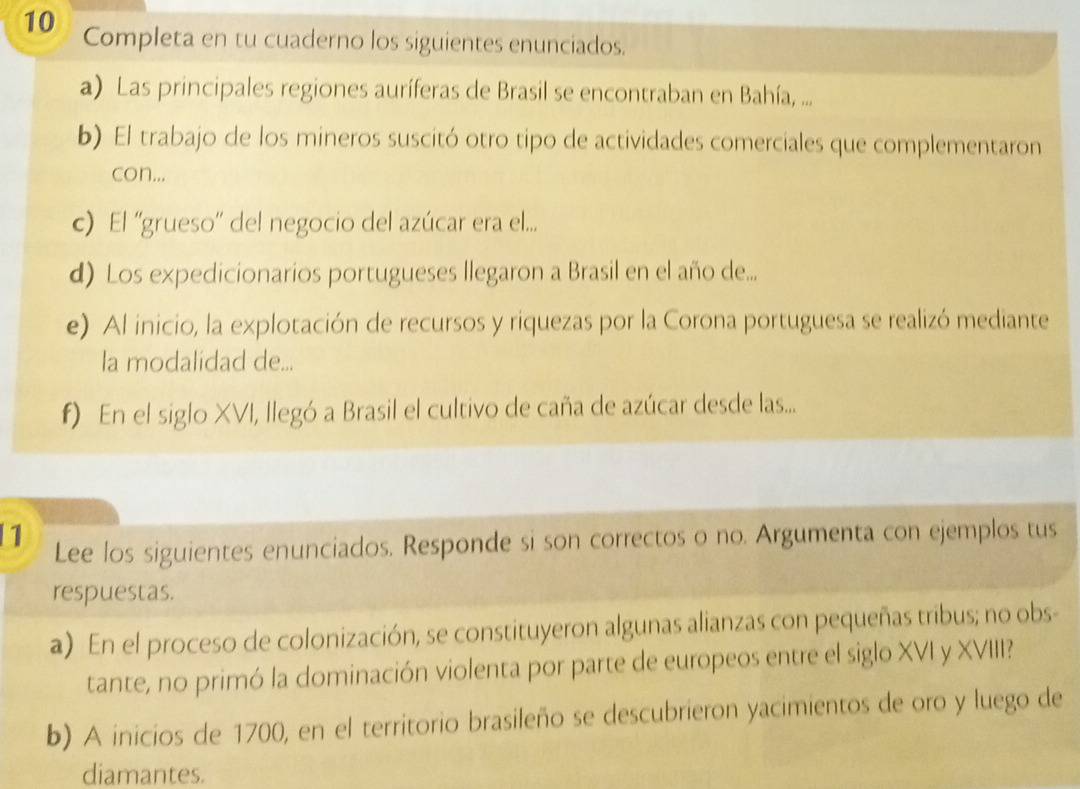 Resuelto:Completa en tu cuaderno los siguientes enunciados. a) Las ...