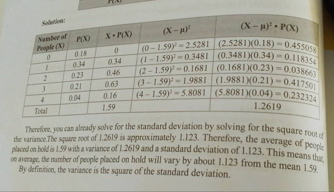 Solved: P(A) Therefore, you can already solve for the standard ...