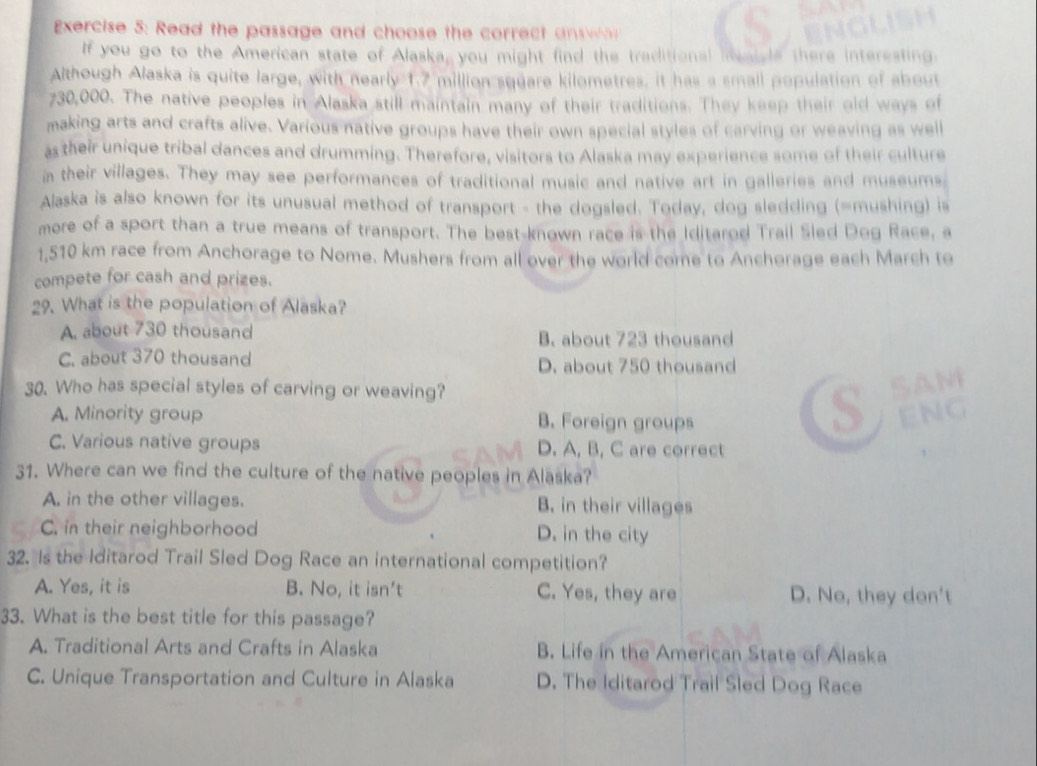 Giải quyết:Read the passage and choose the correct an G L S If you go ...