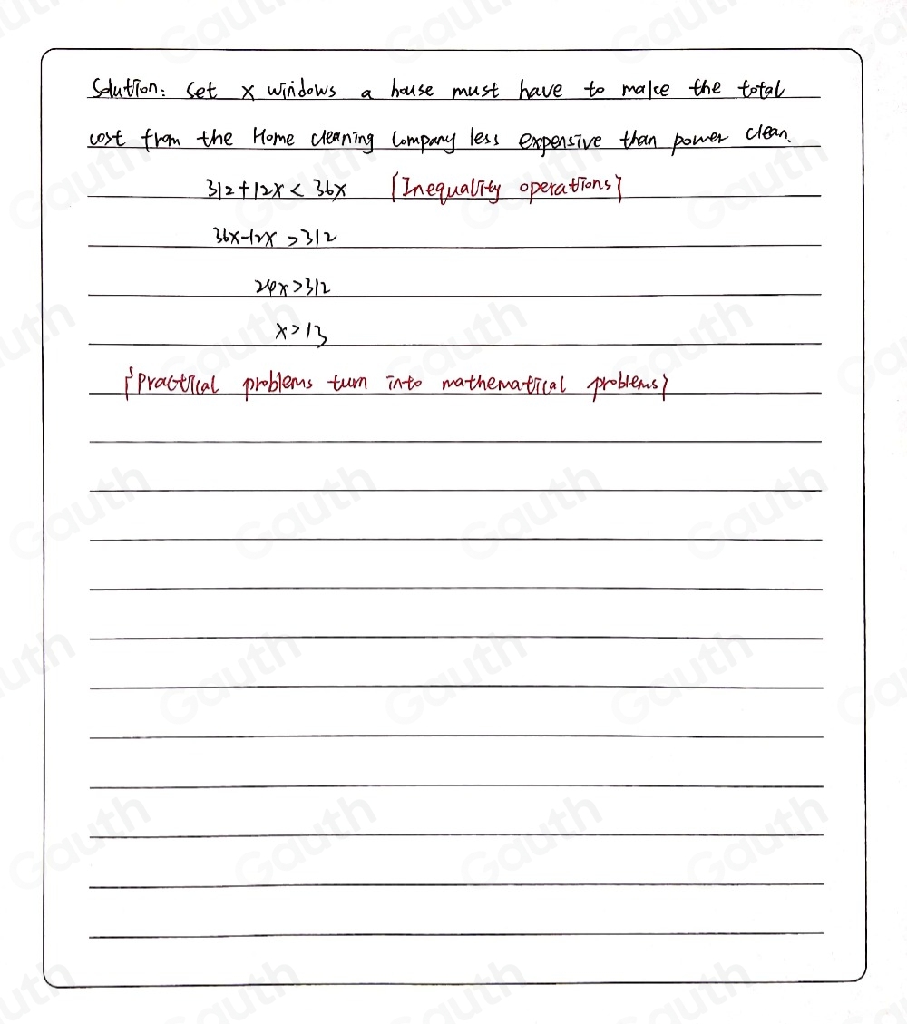 Solved: The Home Cleaning Company charges $312 to power-wash the siding ...