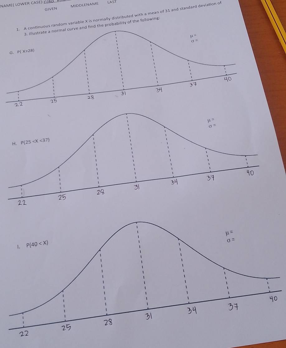 Solved: Name( LoweR CAse): Con LAST GIVEN MIDDLENAME ontinuous random ...