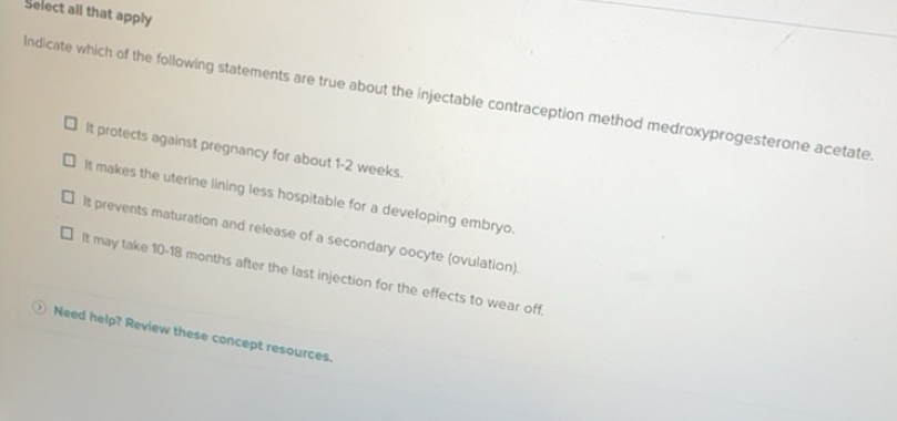 Solved: Select all that apply Indicate which of the following ...