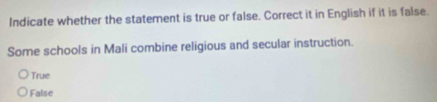 Solved: Indicate whether the statement is true or false. Correct it in ...