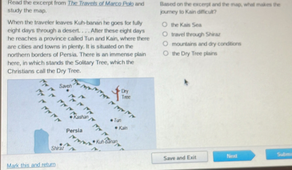 Solved: Read the excerpt from The Travels of Marco Polo and Based on ...