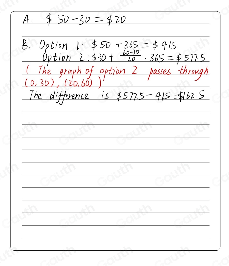 Solved: A coffee shop offers two yearly options for frequent customers ...