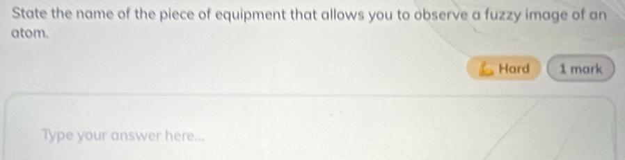 Solved: State the name of the piece of equipment that allows you to ...