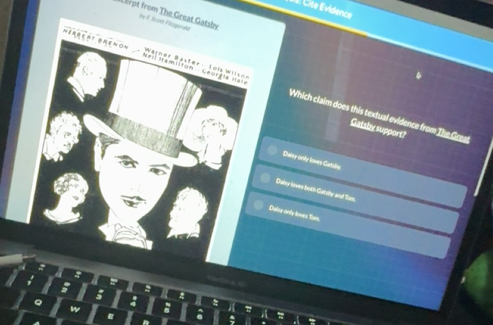 Solved: is: Cite Evidence terpt from The Great Gatsby by F. Scott ...