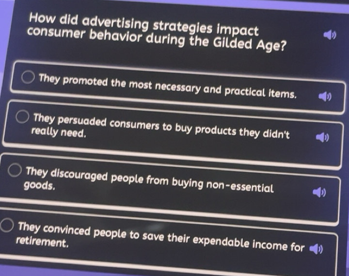 Solved: How did advertising strategies impact consumer behavior during ...
