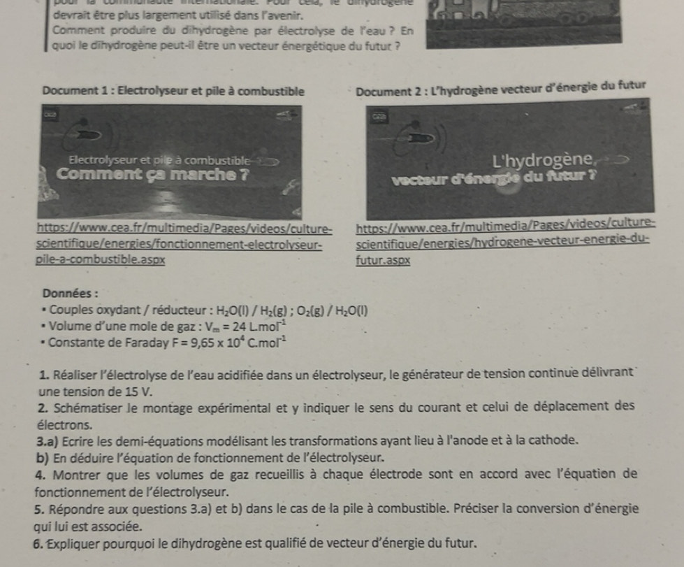 Résolu :pourla commonaote intemabonale. Pour cela, le dinyorogene ...