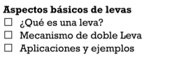 Resuelto:Aspectos básicos de levas ¿Qué es una leva? Mecanismo de doble ...