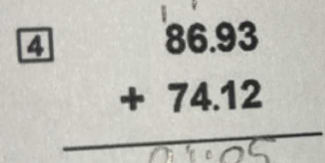 Solved: 4 − 74.12 [Math]
