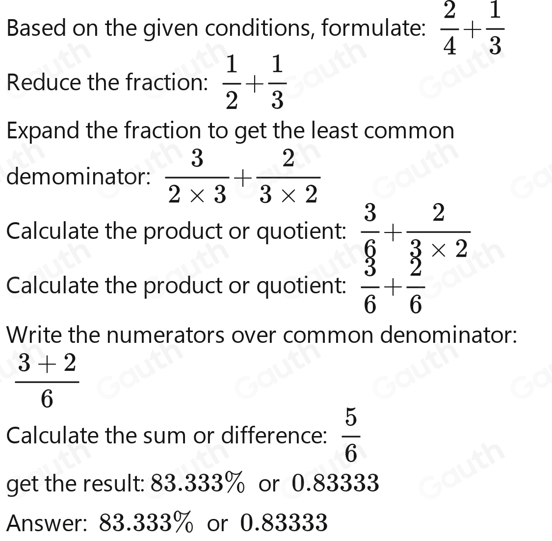 Solved: Perform the indicated operation and choose the letter of the ...