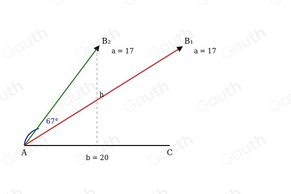 Solved: 18/21 How many solutions does the following SSA ambiguous case ...