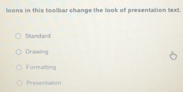 Solved: lcons in this toolbar change the look of presentation text ...