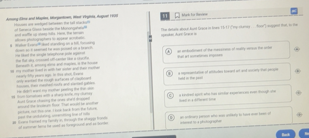 Solved: Among Elms and Maples, Morgantown, West Virginia, August 1935 ...