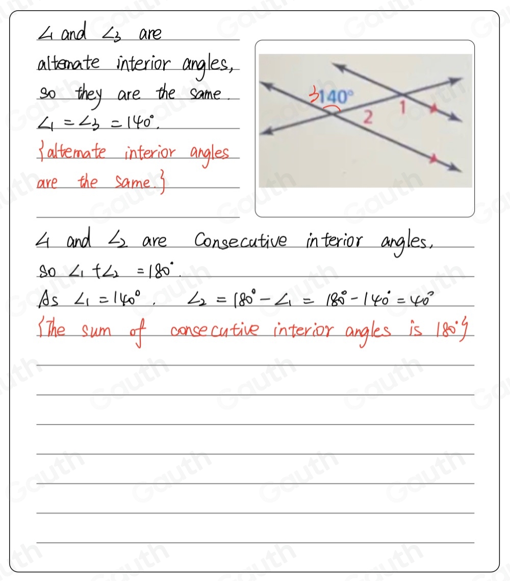 Solved: Find m∠ 1 and m∠ 2 Tell which theorem can be used. m∠ 1= by the ...