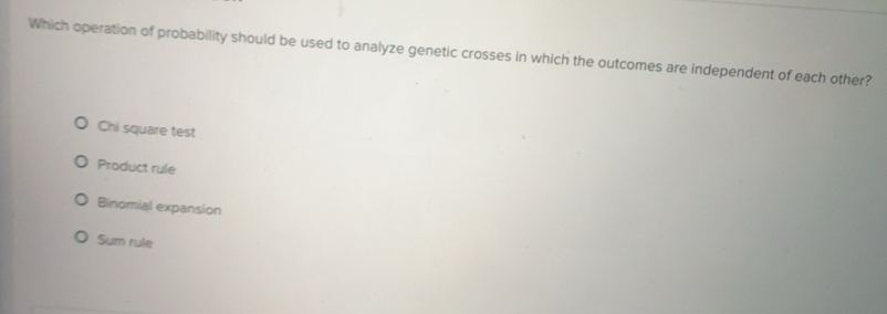 Solved: Which operation of probability should be used to analyze ...