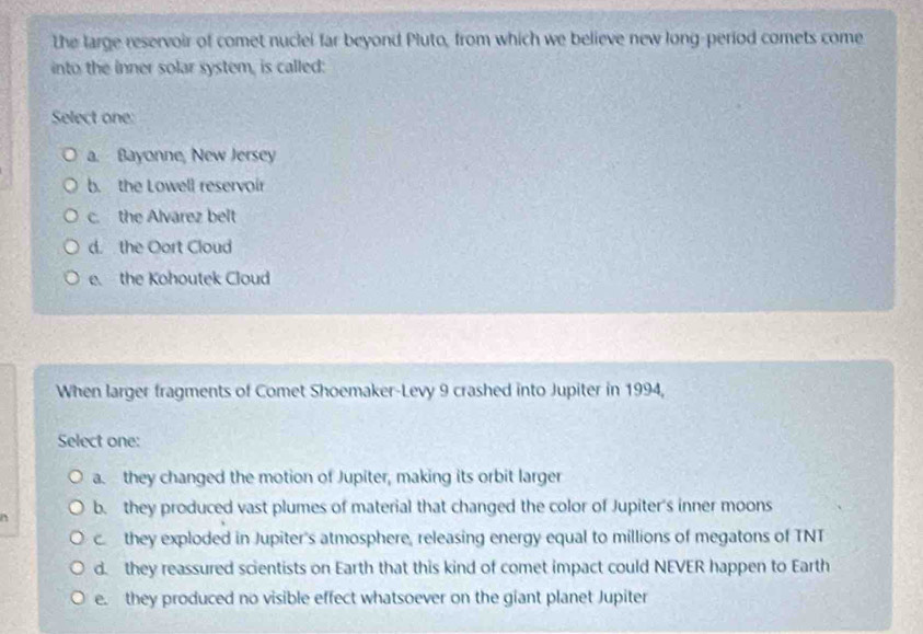 Solved: the large reservoir of comet nuclei far beyond Pluto, from ...