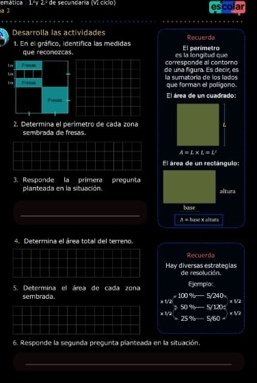 Resuelto:emática 1xy 2= de secundaria (VI ciclo) a 3 escolar Desarrolla ...
