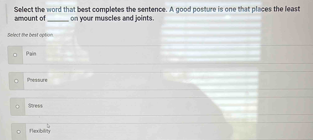 Solved: Select the word that best completes the sentence. A good ...
