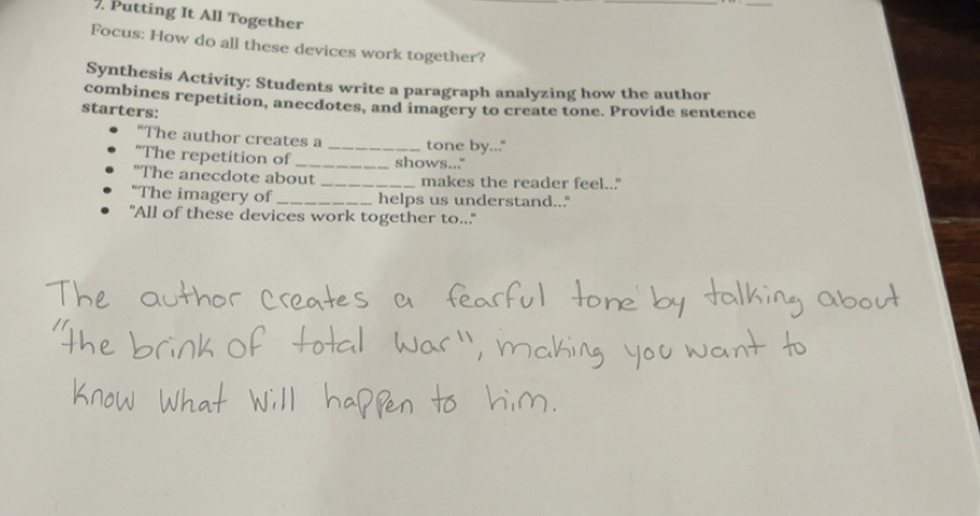 Solved: Putting It All Together Focus: How do all these devices work ...