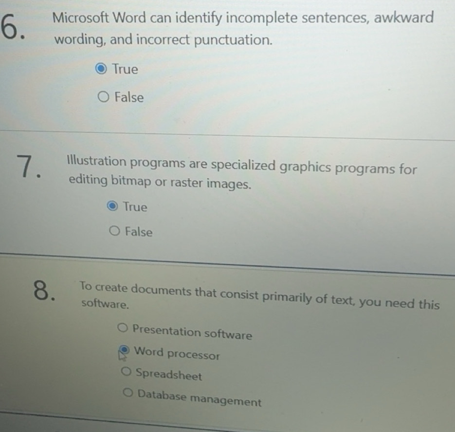 Solved: Microsoft Word can identify incomplete sentences, awkward wording, and incorrect ...