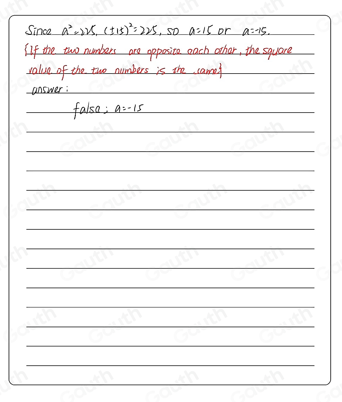 Solved: Determine whether the statement is true or false. If false, give a counterexample. If a ...