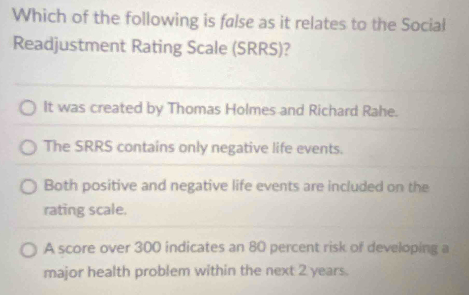 Solved: Which of the following is false as it relates to the Social ...